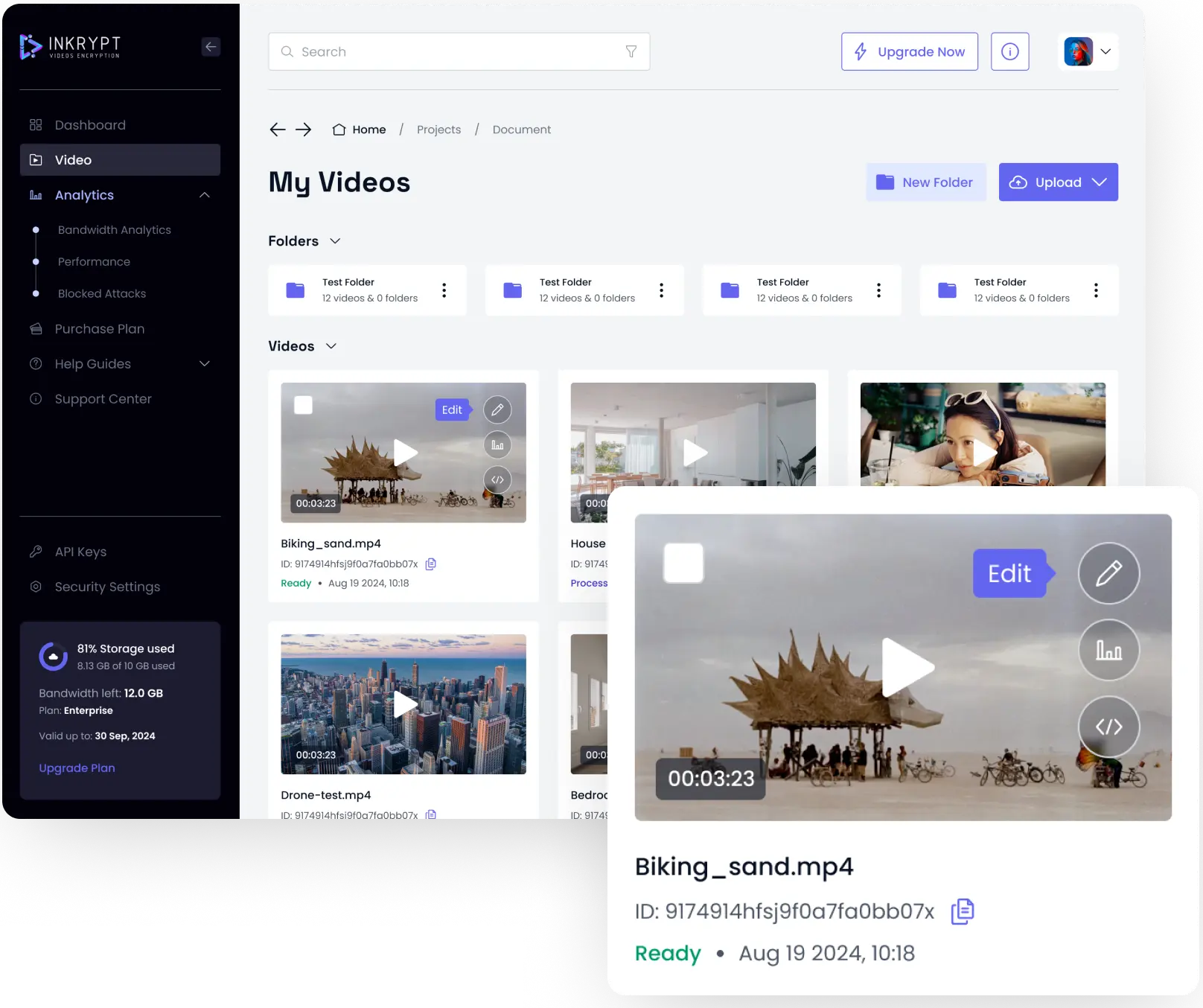 Inkrypt-Videos